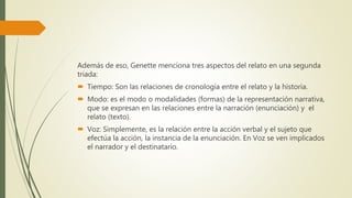 Tiempo, modo y voz Gérard Genette.pptx