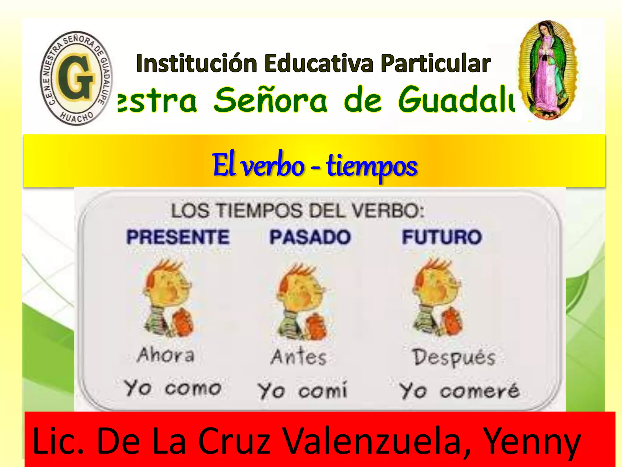 Tiempos del verbo | PPT