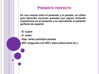 Tiempos perfectos | PPTX