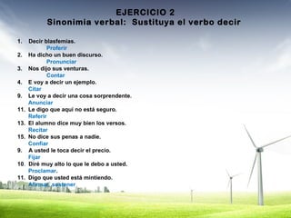 Tiempos y modos verbales del idioma español | PPT