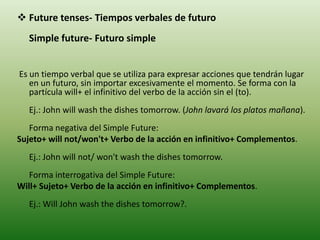 Tiempos verbales | PPTX