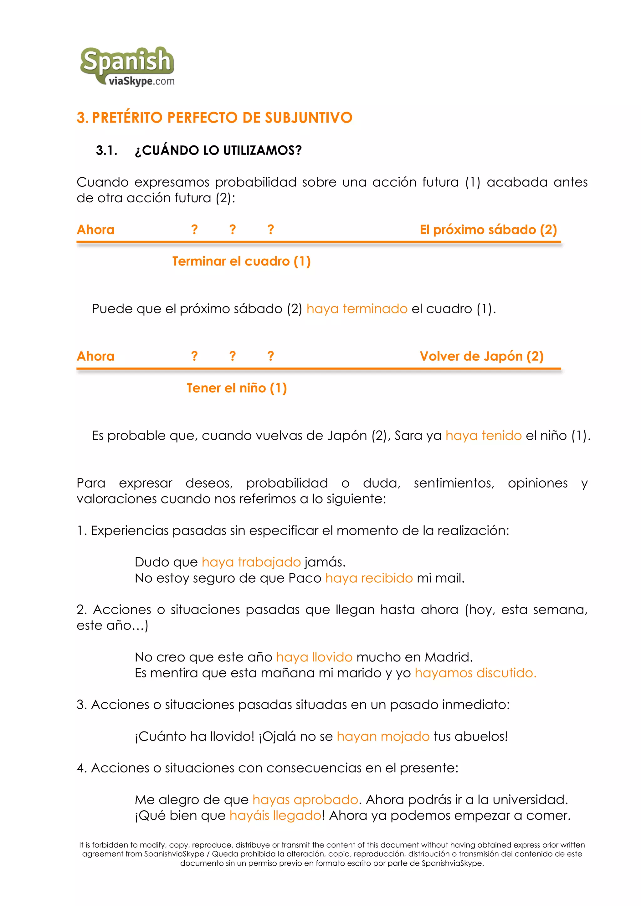 Spanish Subjunctive - Verb Tenses | PDF