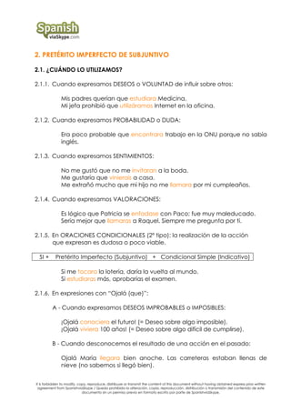 Spanish Subjunctive - Verb Tenses | PDF