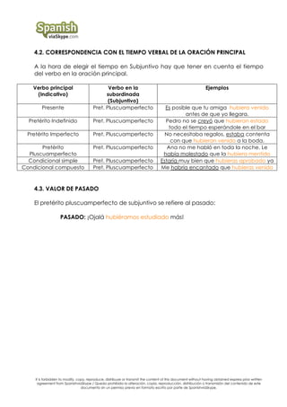 Spanish Subjunctive - Verb Tenses | PDF