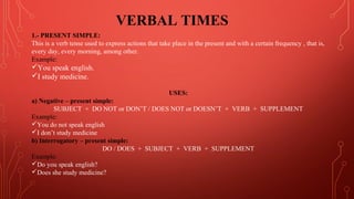 Tiempos verbales vilchez_bertha | PPT