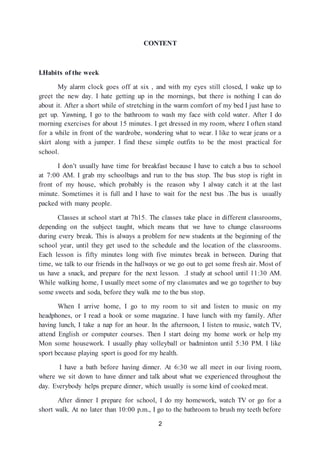 Daily routines | PDF