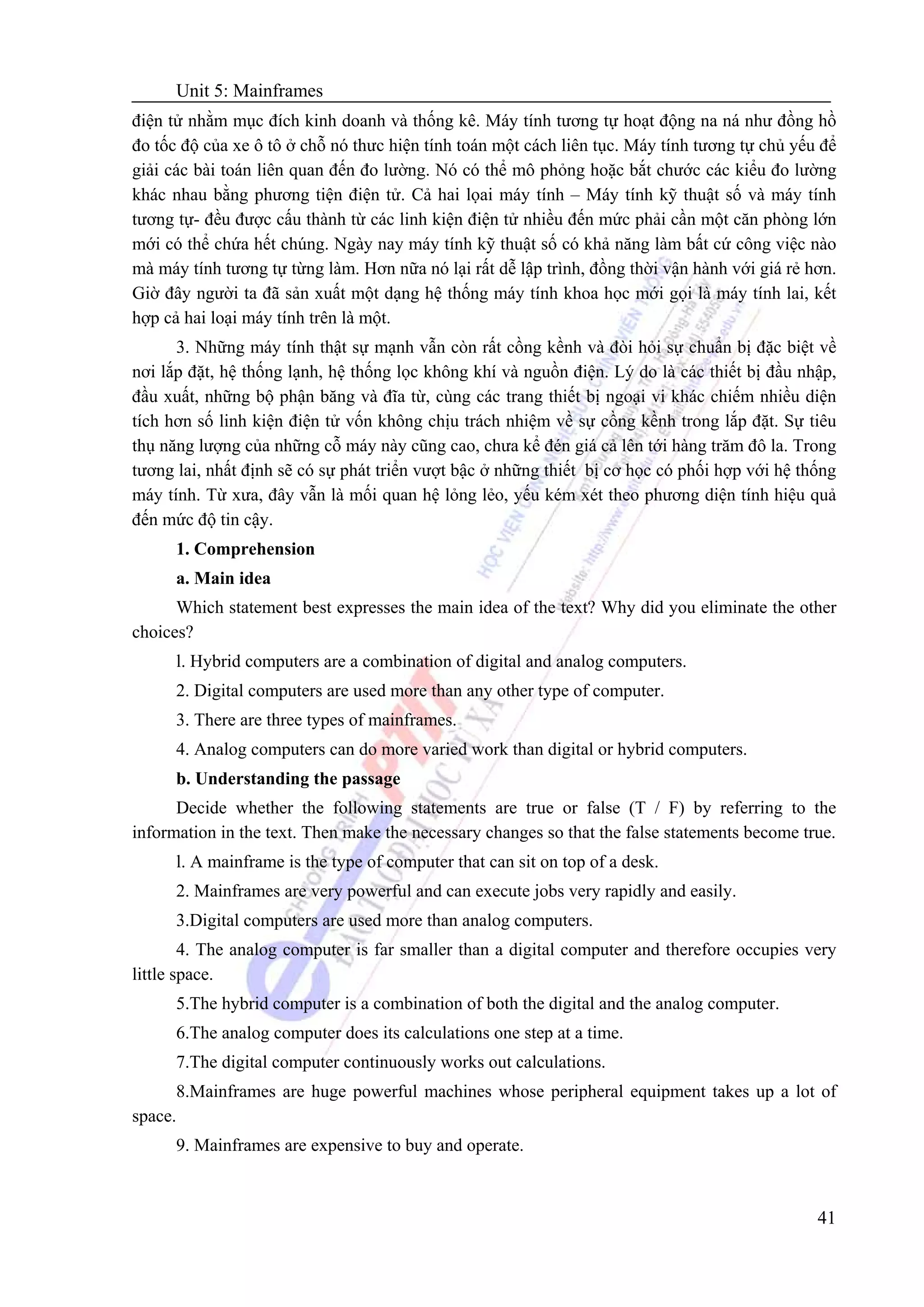 Tiếng anh chuyên ngành cntt | PDF