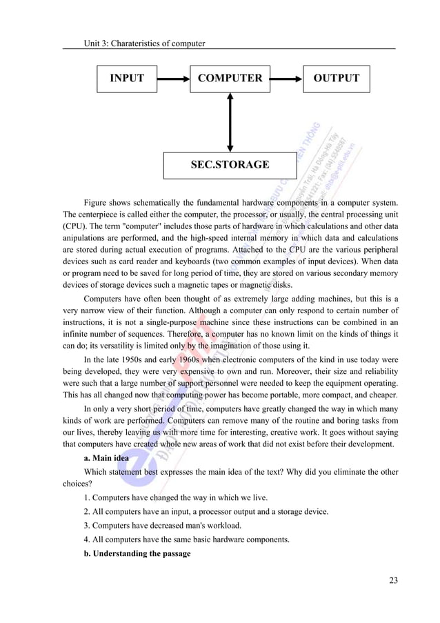 Tiếng anh chuyên ngành cntt | PDF