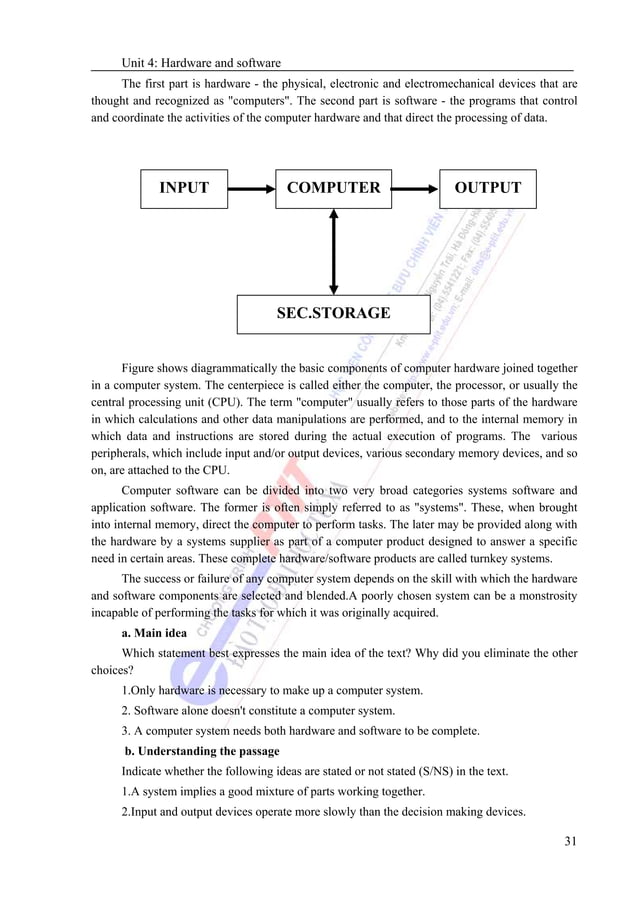 Tiếng anh chuyên ngành cntt | PDF