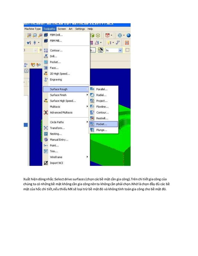 Tieng anh dung trong master cam x | PDF