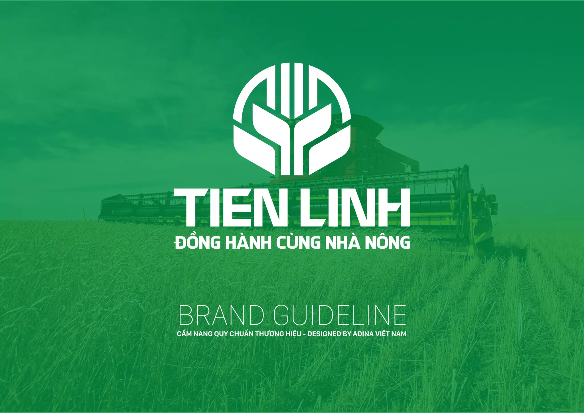 Thiết kế logo thiết bị nông nghiệp Tiến Linh brand guidelines | PDF