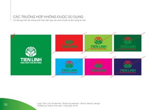 Thiết kế logo thiết bị nông nghiệp Tiến Linh brand guidelines | PDF