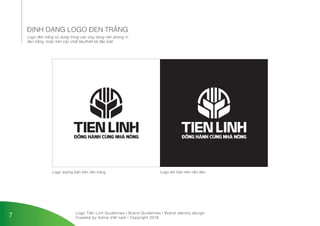 Thiết kế logo thiết bị nông nghiệp Tiến Linh brand guidelines | PDF