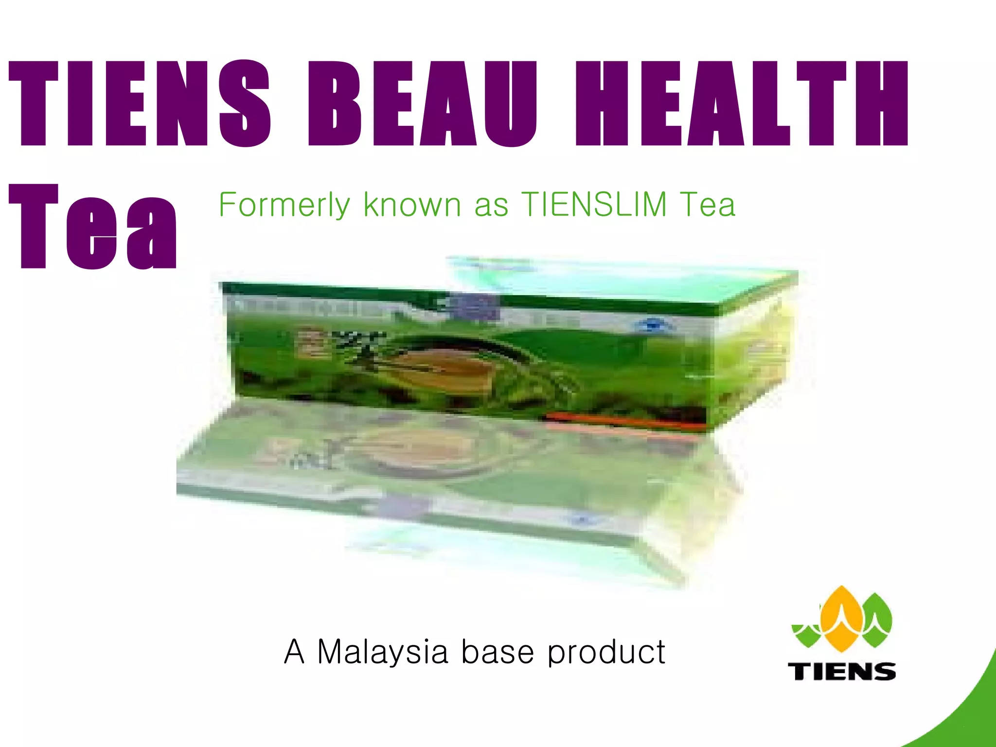Tiens anti lipid tea and slim tea | PPS