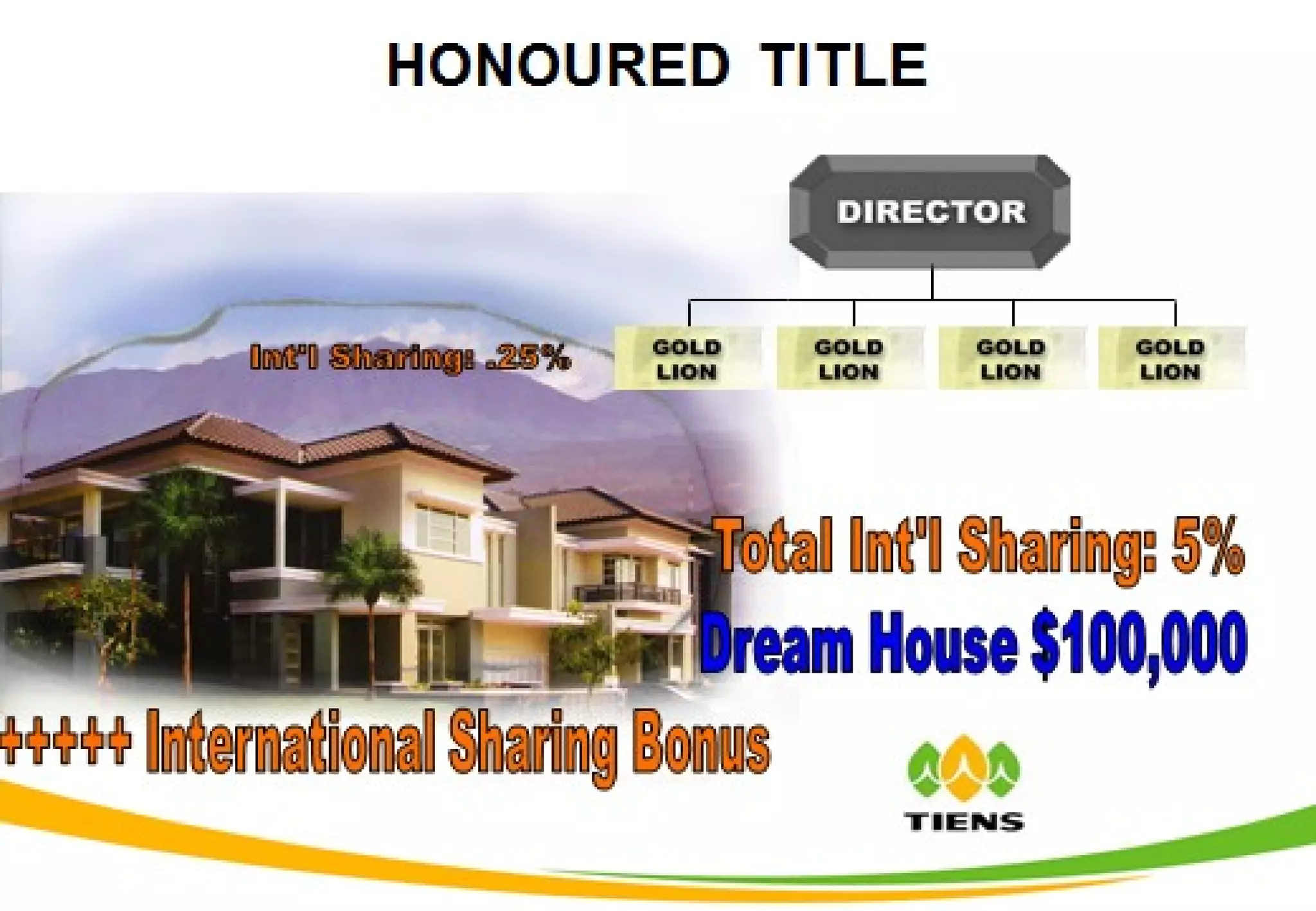 Tiens Open Plan Presentation (simple) | PPT