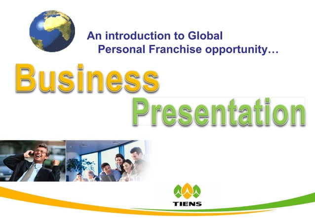 Tiens Open Plan Presentation (simple) | PPT