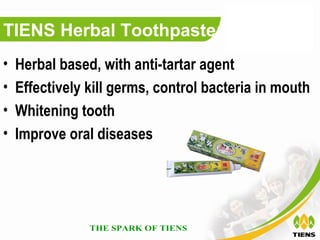 Tiens Tooth Paste | PPT