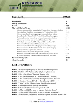 TIER TIER RESEARCH RESEARCH | PDF