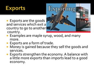Imports and Exports | PPTX