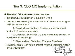 Tier 3 implementation | PPTX