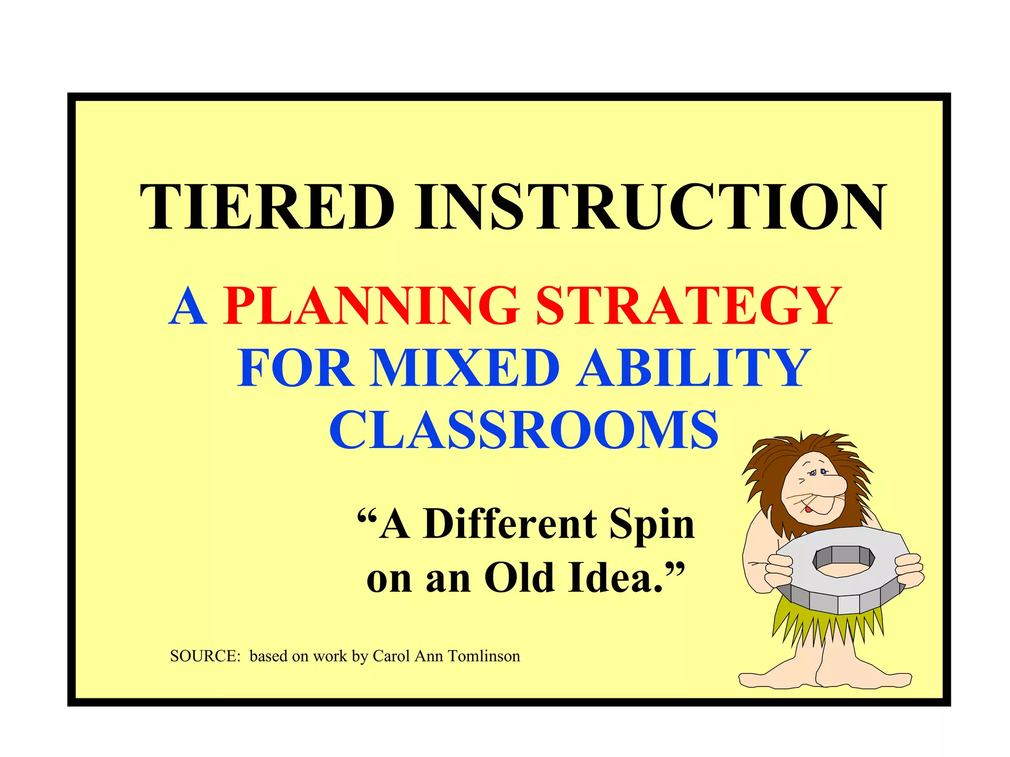 Tiered Instruction | PPT