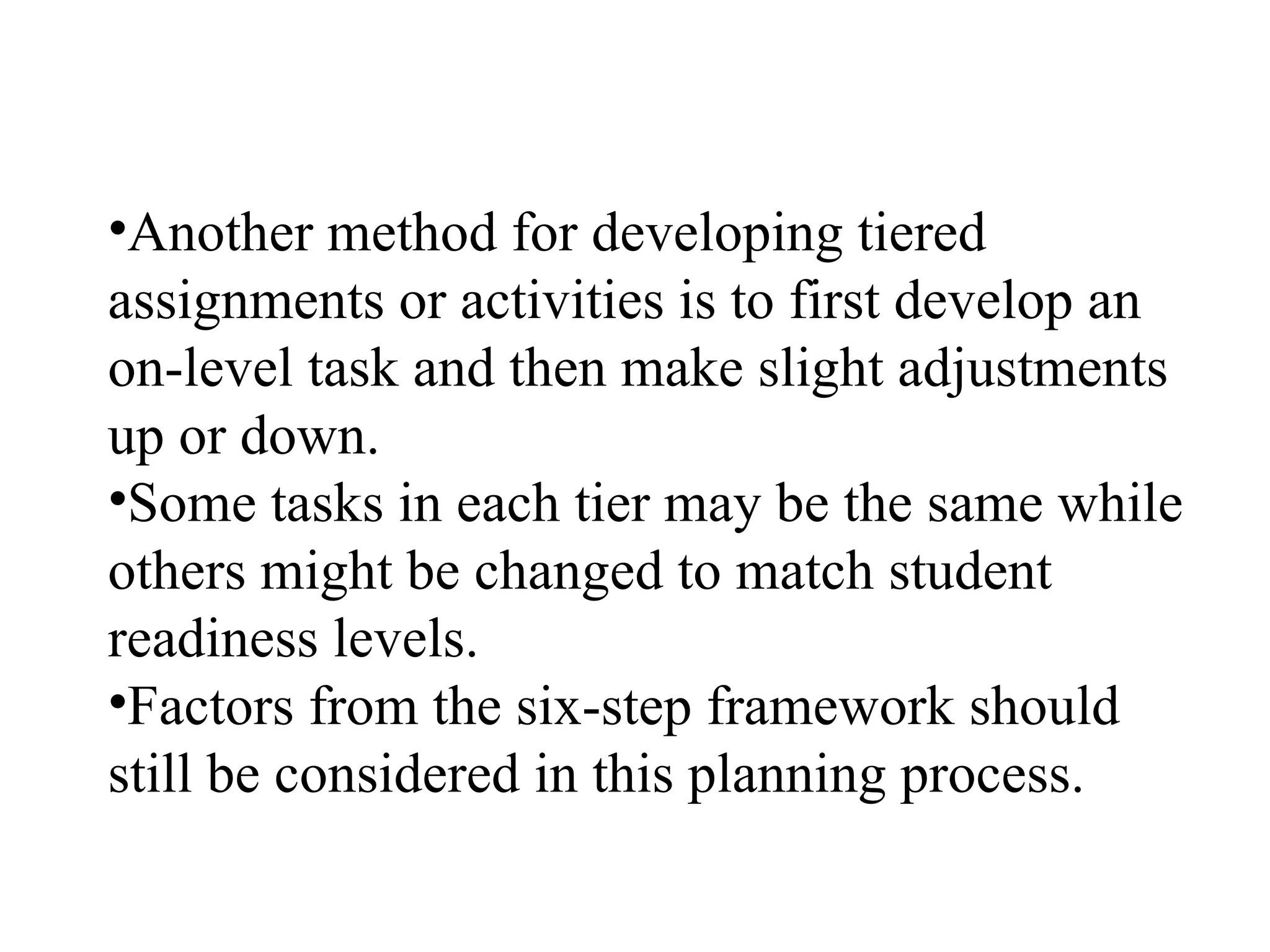 Tiered Instruction | PPT