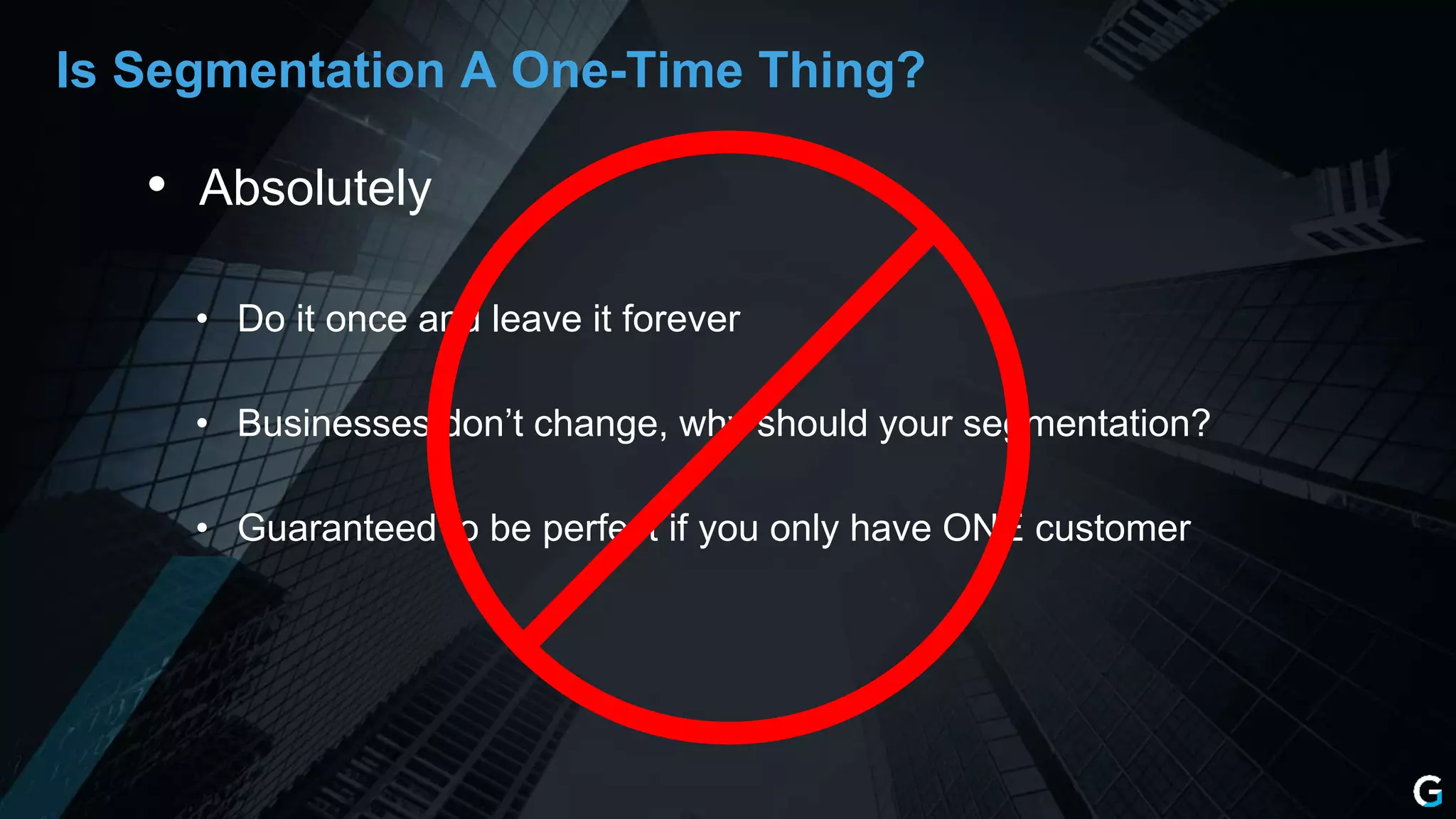 Tiering, Prioritising, and Segmenting Your Customers | PPTX