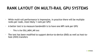 Benefits of Multi-rail Cluster Architectures for GPU-based Nodes | PDF