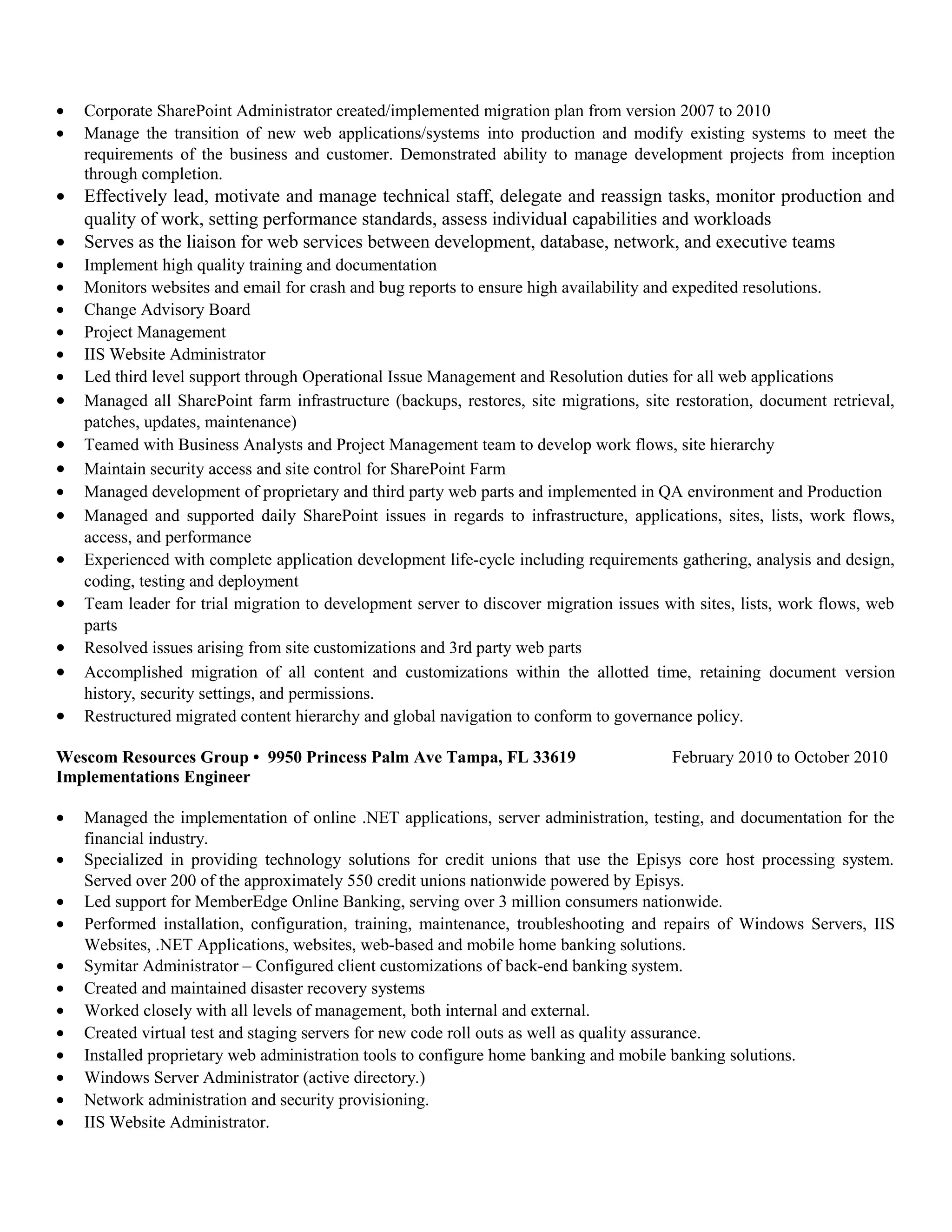 Brent Tierney - Resume | DOC