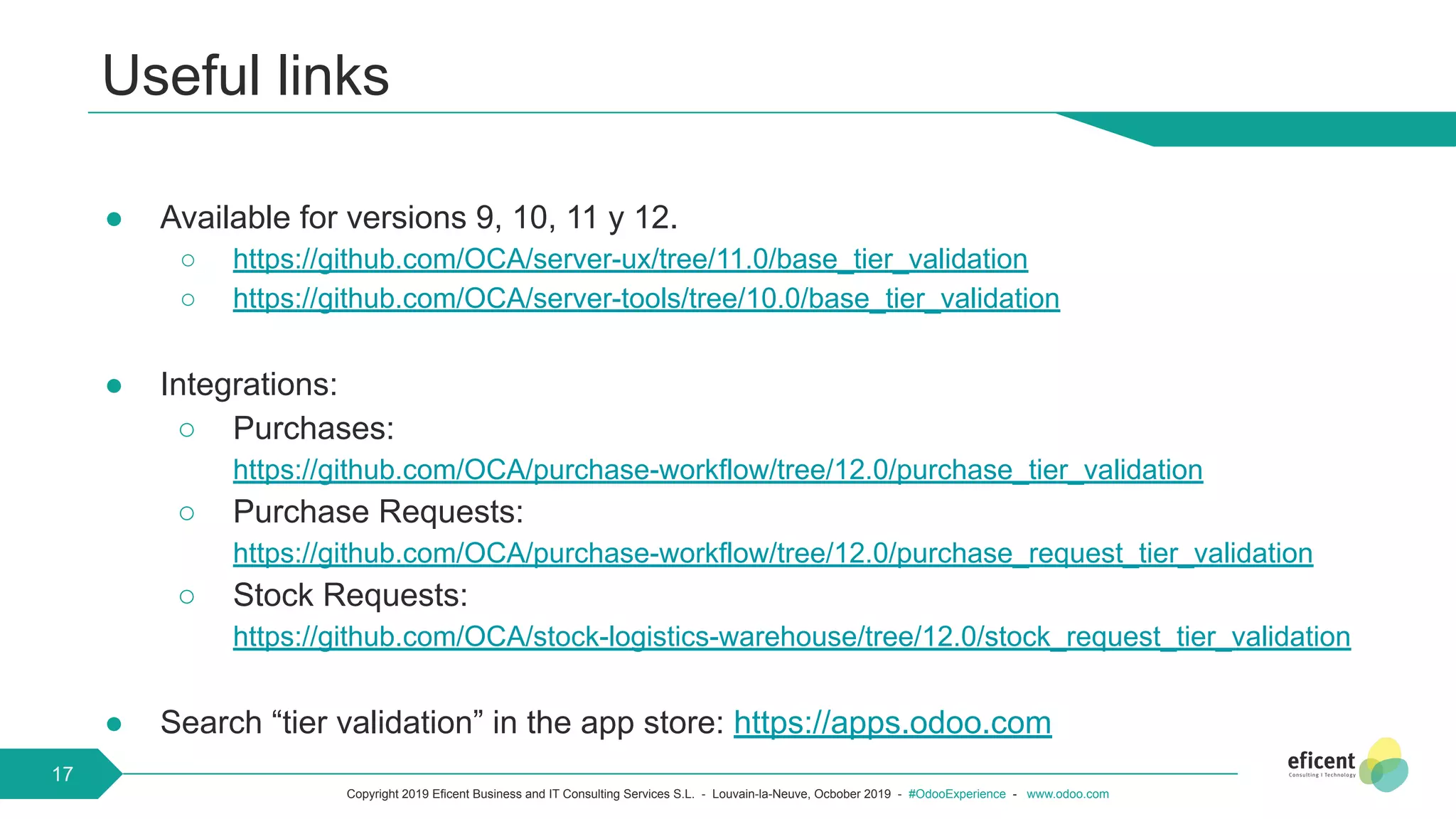 Tier Validation Workflows | PPT