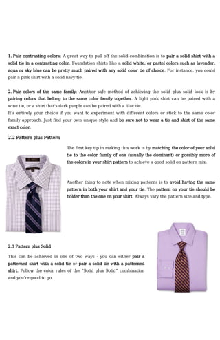 A Perfect Tie Guide | PDF