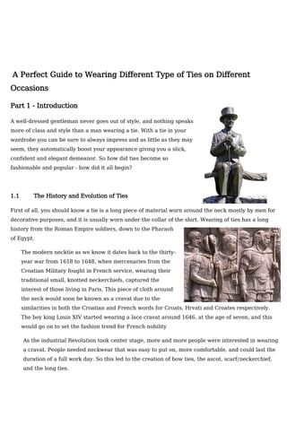 A Perfect Tie Guide | PDF