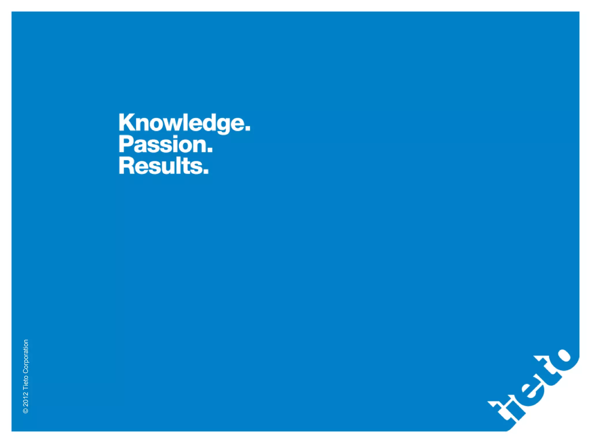 Tieto Company Presentation | PPT