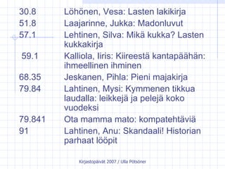 Tietokirjavinkkaus | PPT