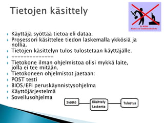 Tietokoneen teoriaa | PPTX