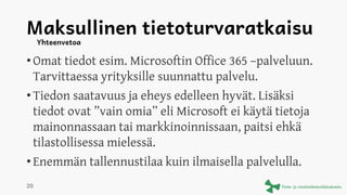 Tietoturva ja Internet (luento) | PPT