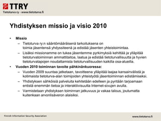 Tietoturva ry lyhyesti | PPT