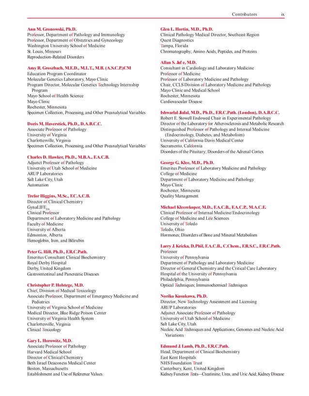 Tietz Fundamentals of Clinical Chemistry and Molecular Diagnostics ...