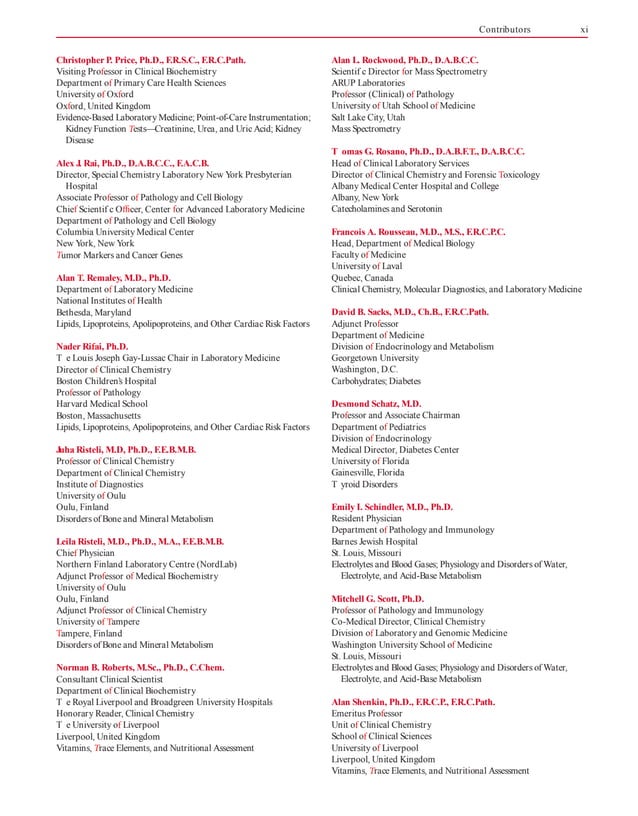 Tietz Fundamentals of Clinical Chemistry and Molecular Diagnostics ...