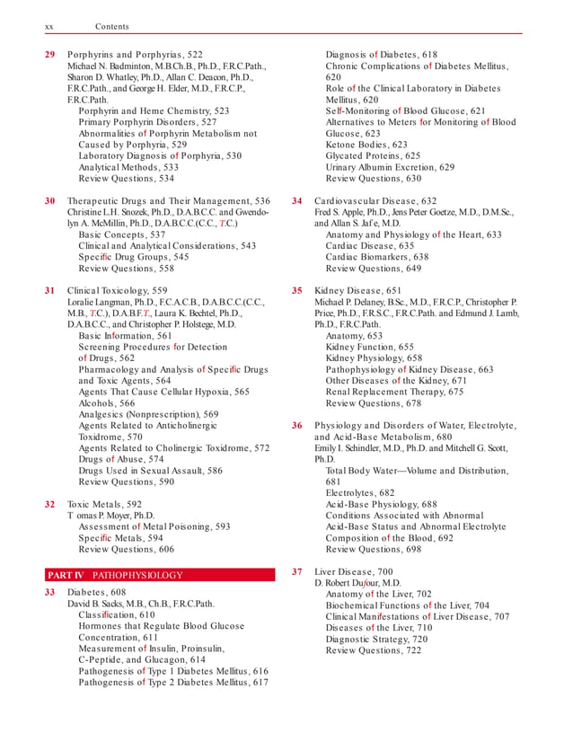 Tietz Fundamentals of Clinical Chemistry and Molecular Diagnostics ...