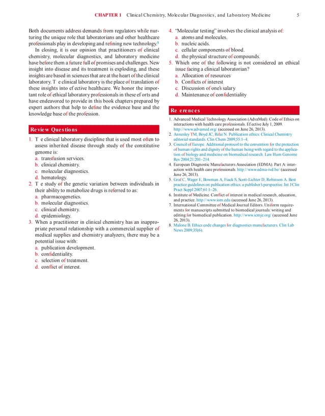 Tietz Fundamentals of Clinical Chemistry and Molecular Diagnostics ...