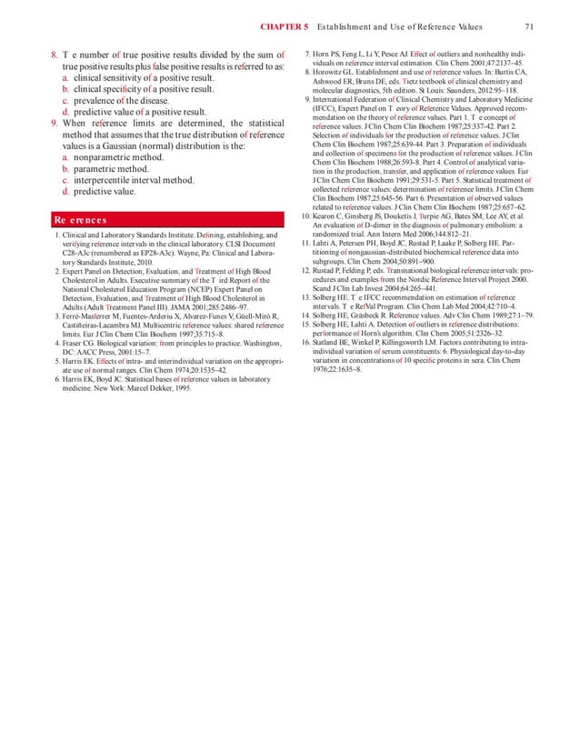 Tietz Fundamentals of Clinical Chemistry and Molecular Diagnostics ...