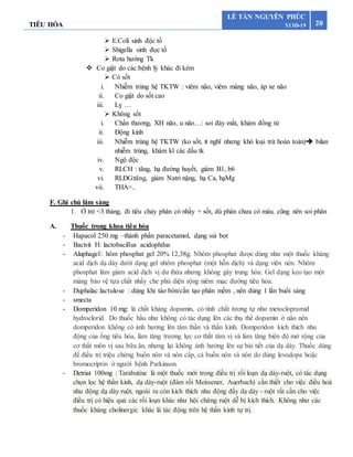 Tiêu hóa - Nhi Y4 | DOCX