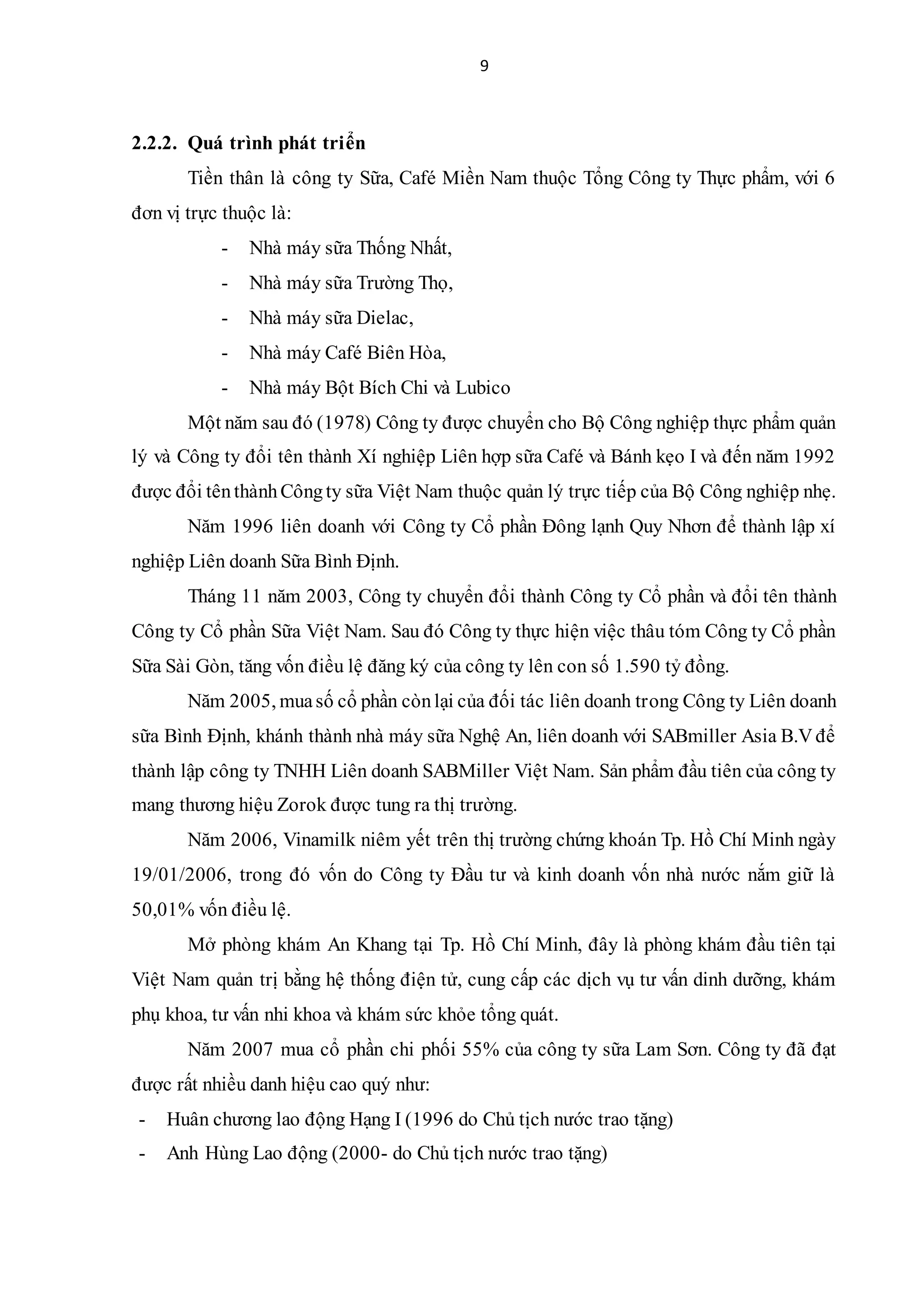 Tieu luan Quản trị Chiến lược Vinamilk | DOCX