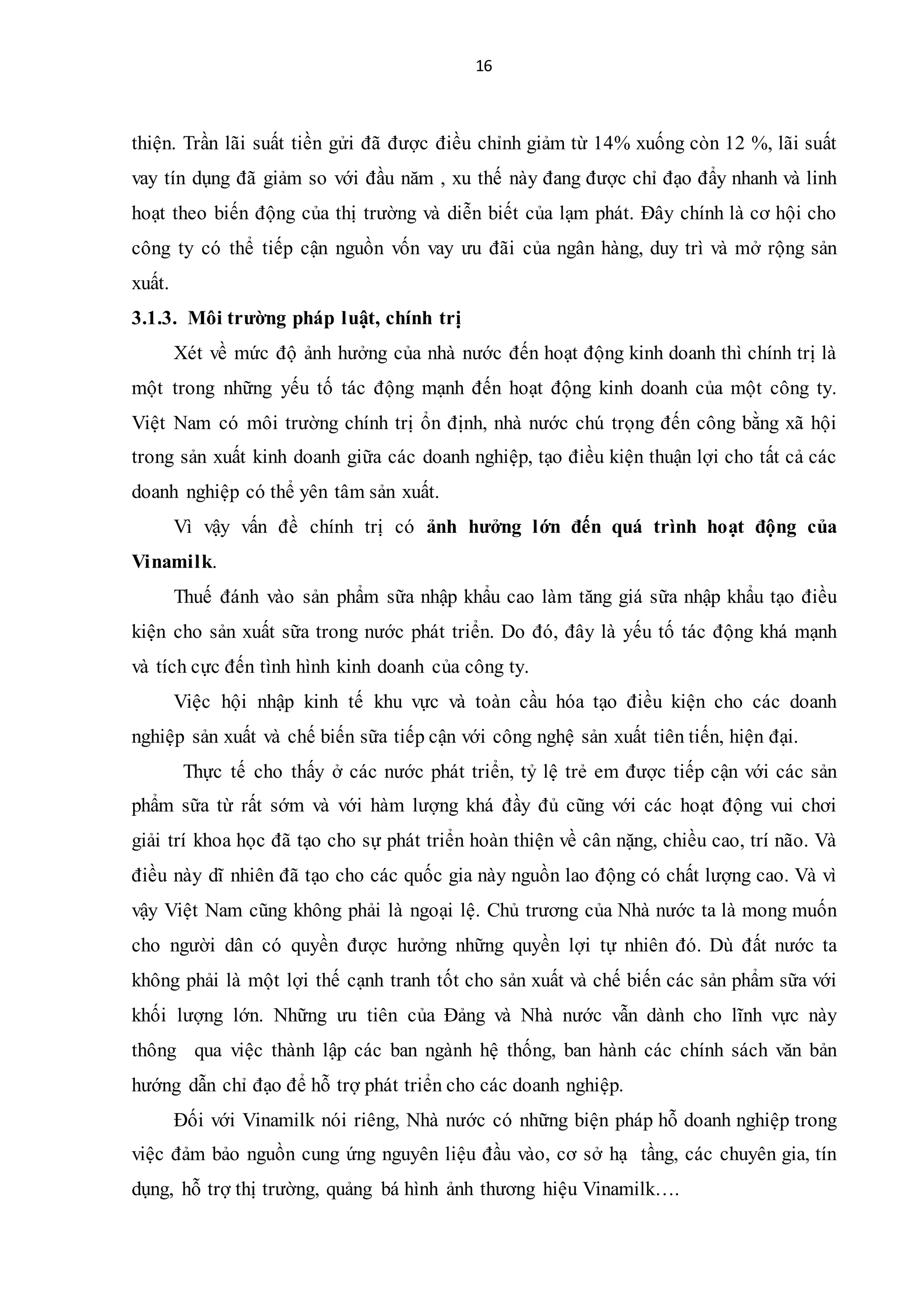 Tieu luan Quản trị Chiến lược Vinamilk | DOCX