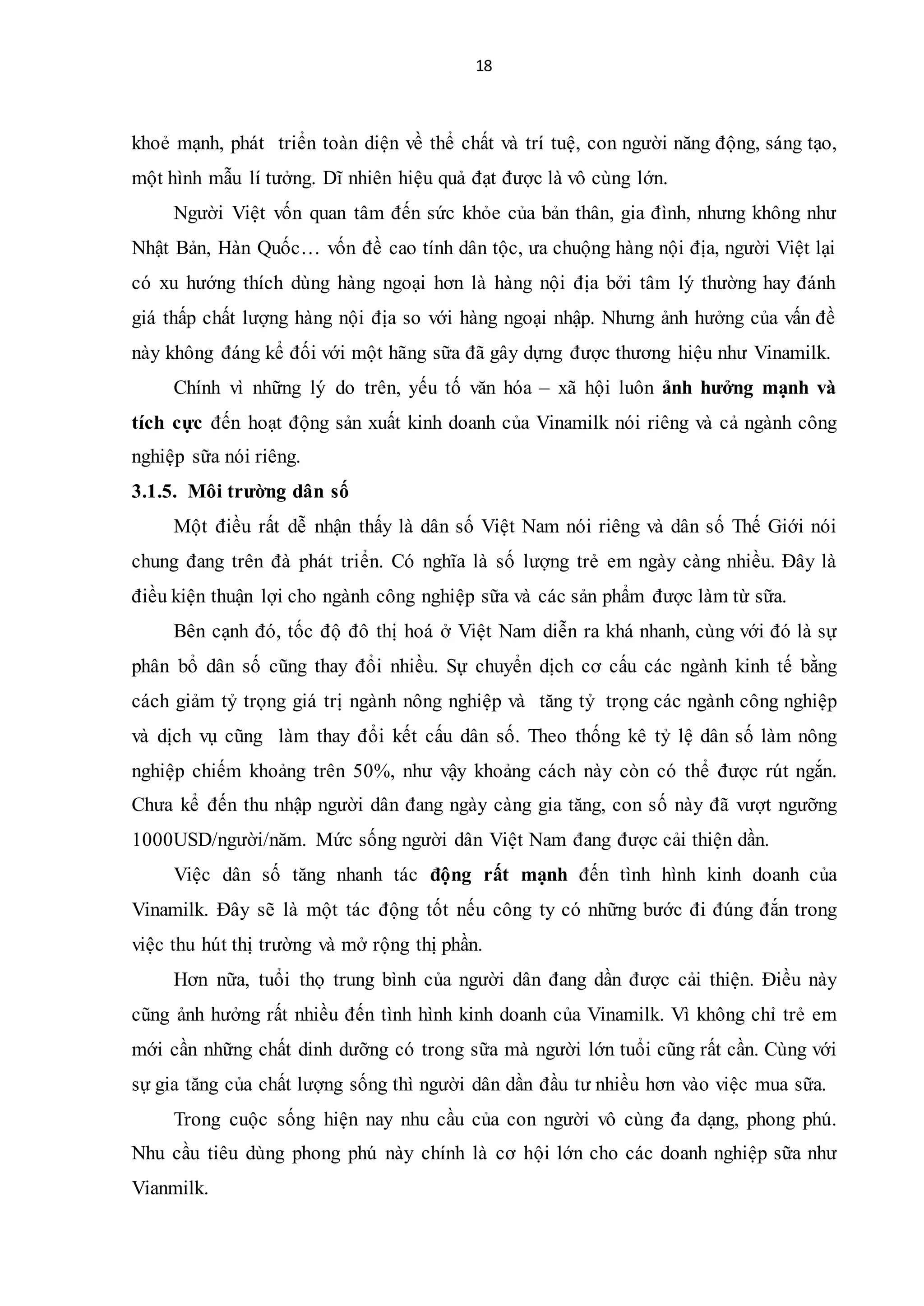 Tieu luan Quản trị Chiến lược Vinamilk | DOCX
