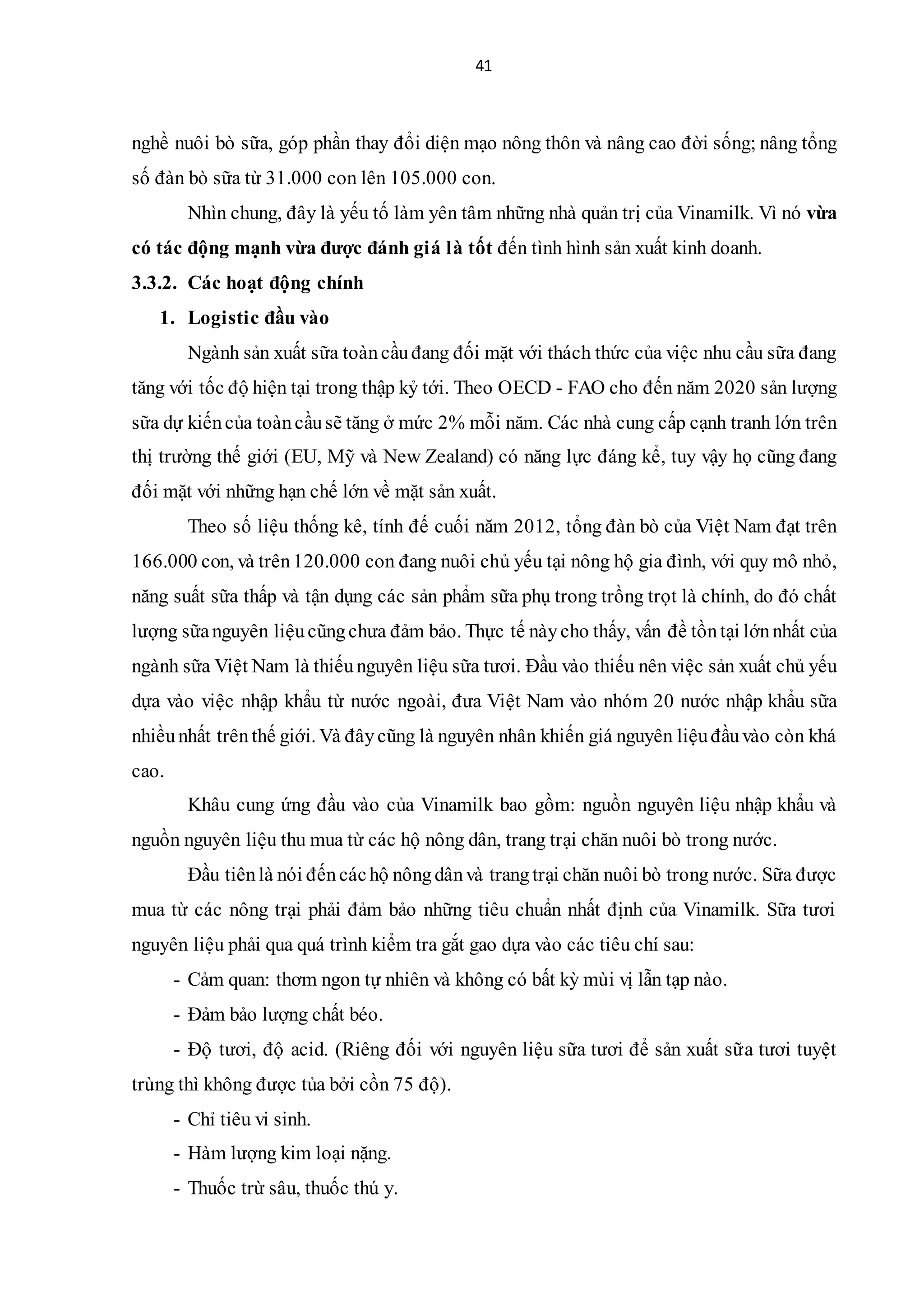 Tieu luan Quản trị Chiến lược Vinamilk | DOCX