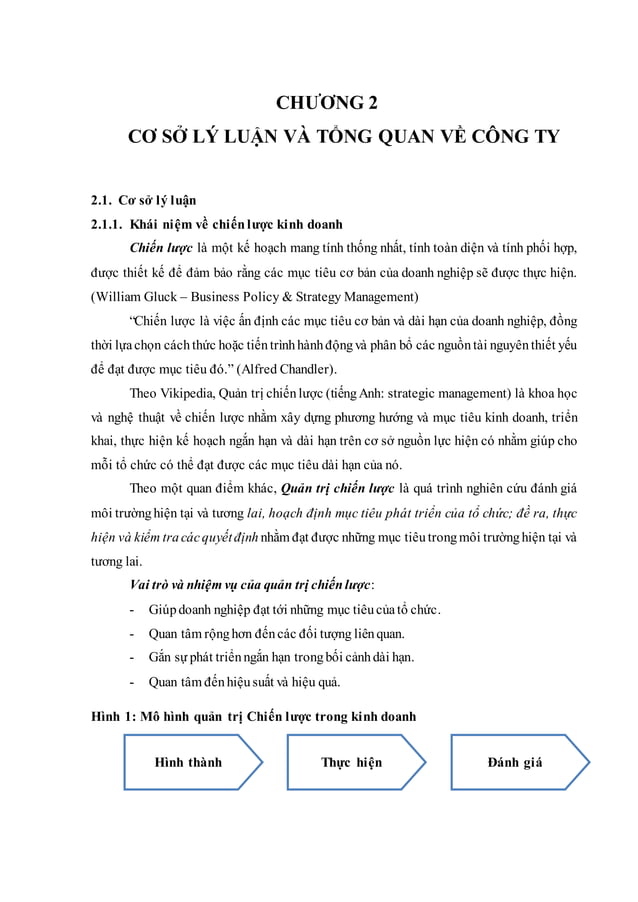 Tieu luan Quản trị Chiến lược Vinamilk | DOCX