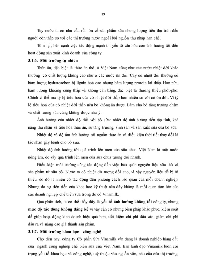 Tieu luan Quản trị Chiến lược Vinamilk | DOCX
