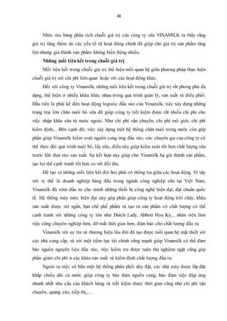 Tieu luan Quản trị Chiến lược Vinamilk | DOCX